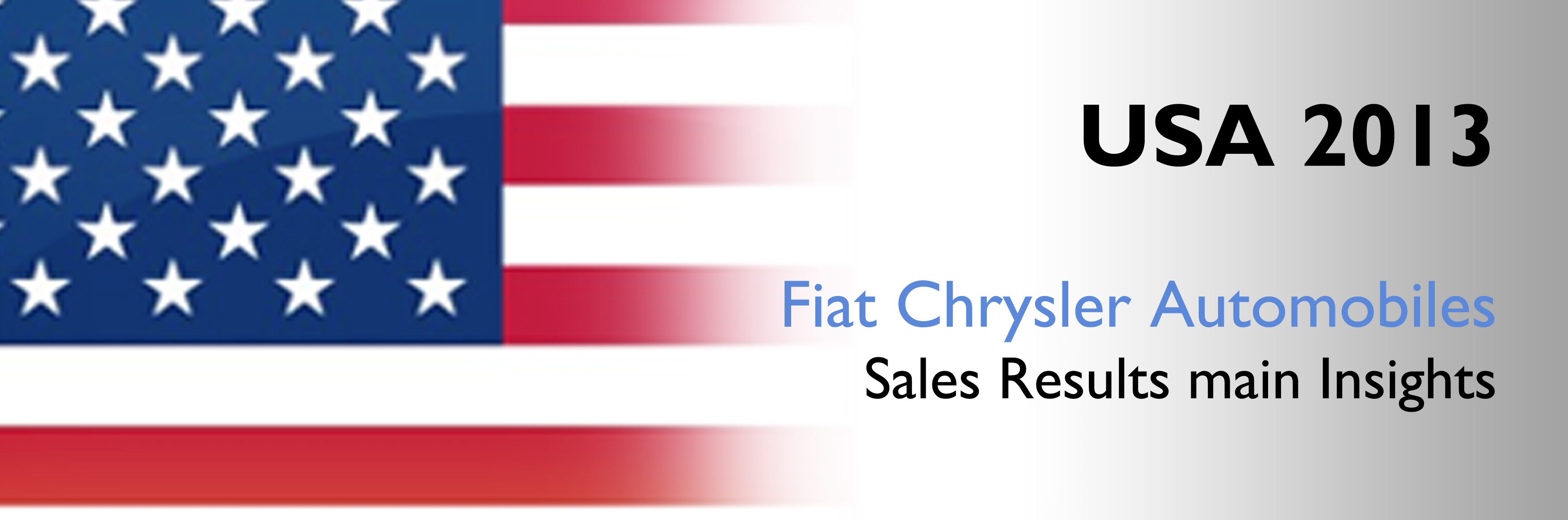 FCA USA 2013: Sales results Insights | Fiat Group World